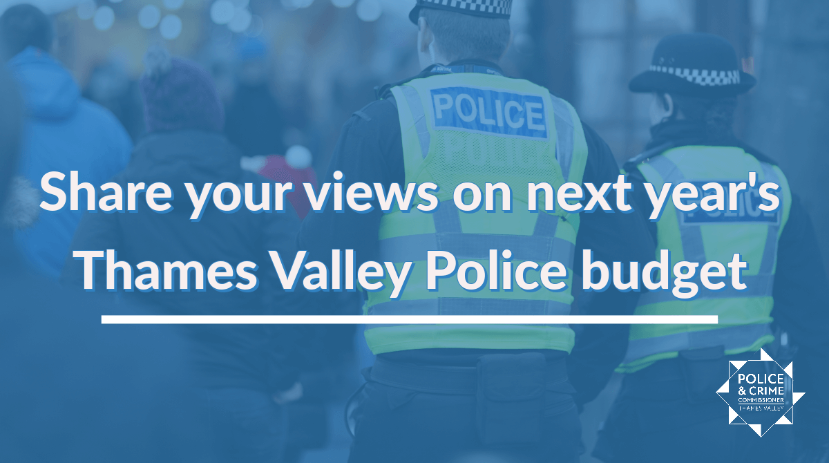 Public consultation - Thames Valley PCC